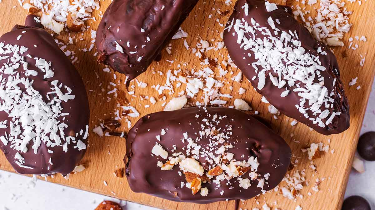 Chocolate Covered Dates - Low Sugar Kitchen