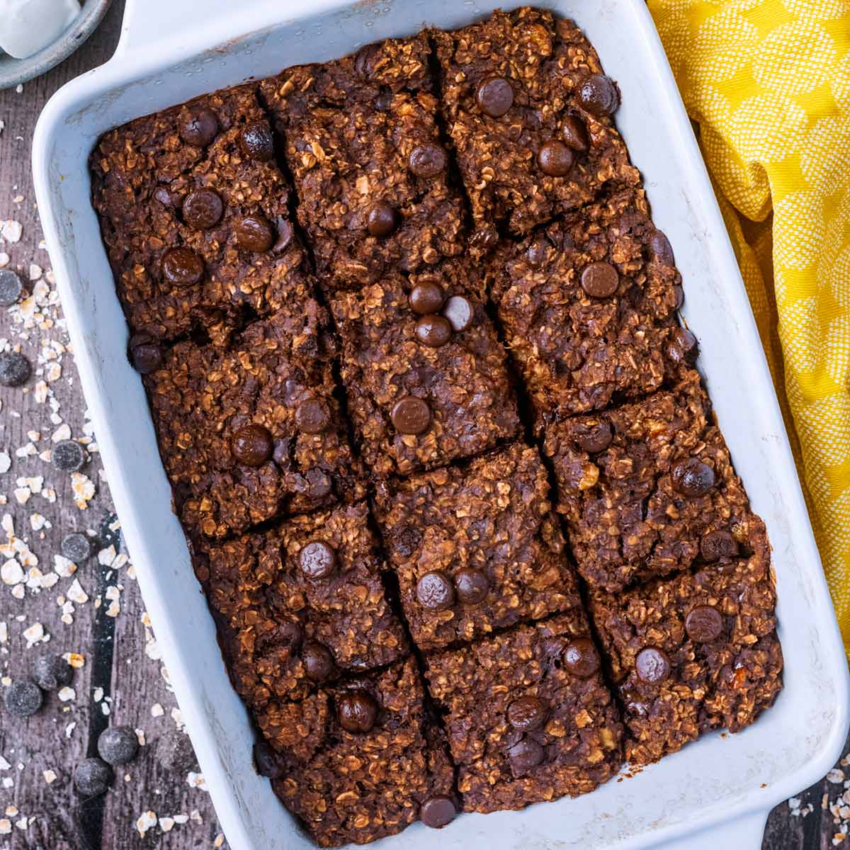Brownie Baked Oatmeal - Low Sugar Kitchen
