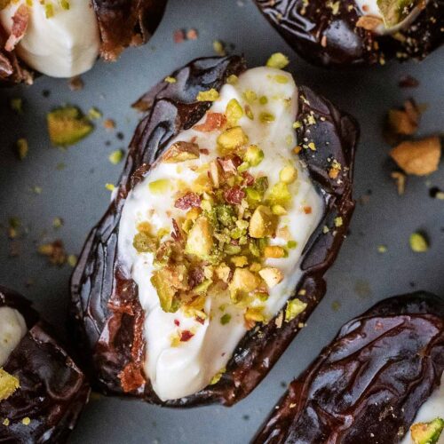 Cream Cheese Stuffed Dates - Low Sugar Kitchen