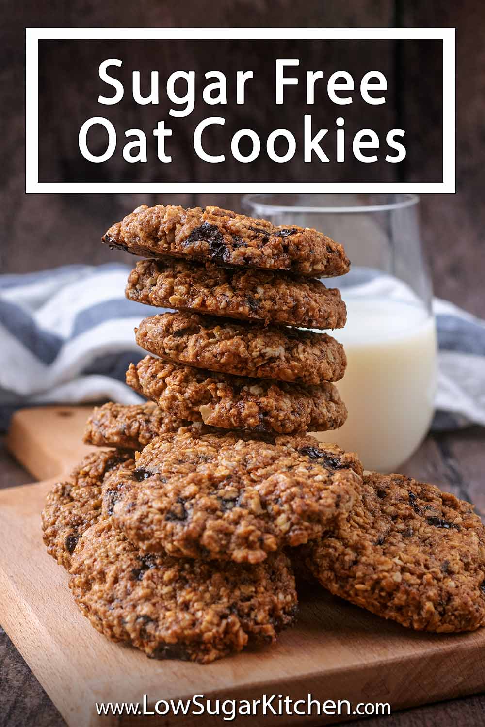 Sugar Free Oat Cookies - Low Sugar Kitchen